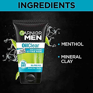 Garnier Men Oil Clear Face Wash, 100G 100Gm