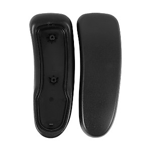 Chairorama Arm Pads Replacement - for Herman Miller Aeron Chair Ergonomic Graphite Vinyl Armrest Pads Office Chair Parts
