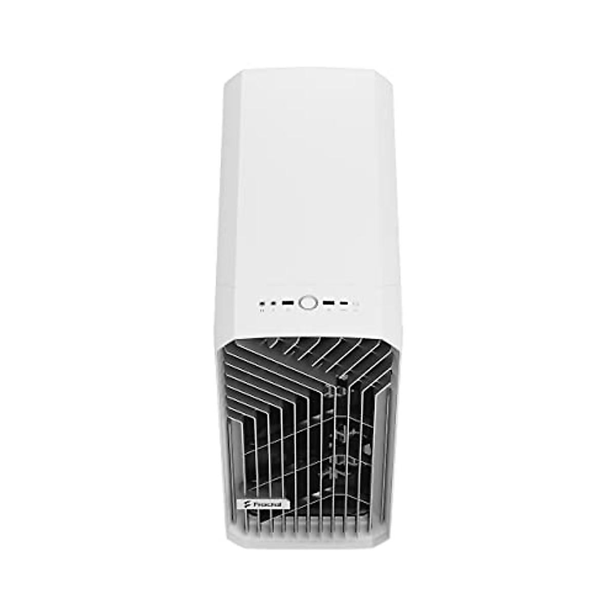Fractal Design Torrent Compact White - Clear Tint Tempered Glass Side Panel - Open Grille for Maximum air Intake - Two 180mm PWM Fans Included - Type C - ATX Airflow Mid Tower PC Gaming Case