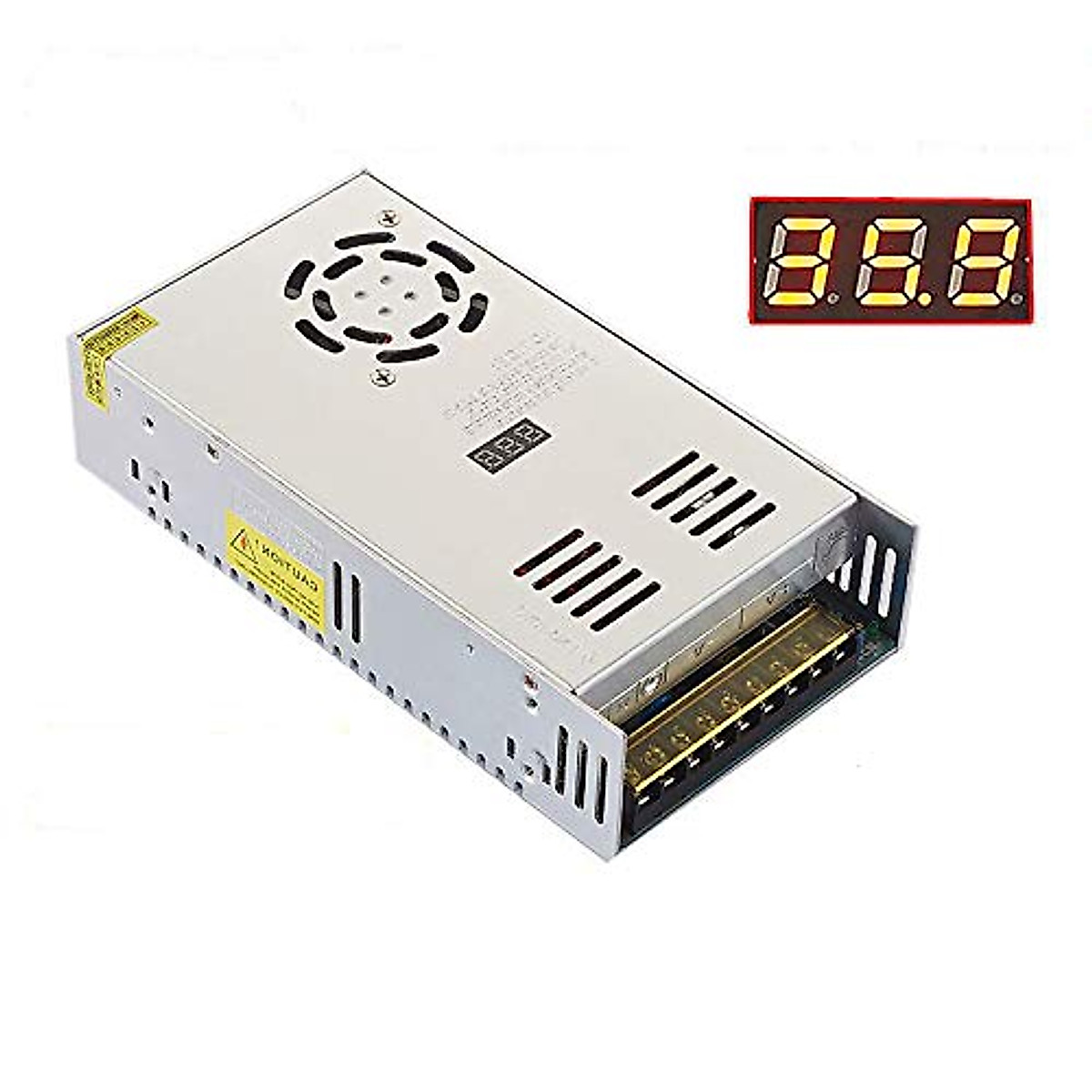 Xunba 500W DC Output 0-24V 20A Adjustable DC Power Voltage stabilization Converter Digital Display Voltage Regulator Transformer Switching Power Supply AC 110/220V (SD500-0-24)