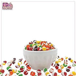 Fruit Crunch Original Candy Freeze Dried 16 oz 1 pound - Assortment Strawberry, Orange, Lemon, Grape, Lime Flavors Large 1lb Big Bag Pouch - Ideal Gift Snack 16oz