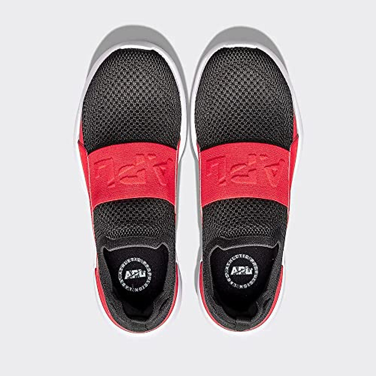 APL: Athletic Propulsion Labs Women's Techloom Bliss, Black/Red/White, 8.5