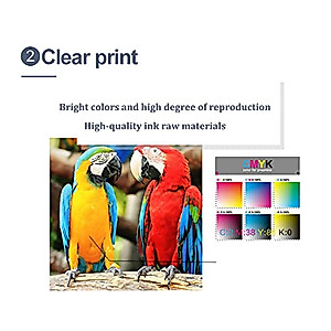 DCPT300 Refill Dye Ink for Brother DCPT300/T500W/T700/ BT6000 /BT5000 Inkjet Printer(Black Cyan Magenta Yellow) 4PC BK 100ML Color 42ml