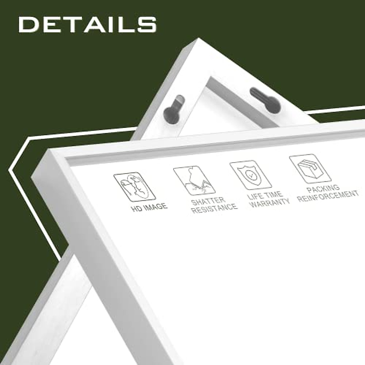 NicBex Full Length Mirror, 64x21 Inch Aluminum Alloy Frame Large Wall Mirror, Vanity Mirror, Dressing Mirror for Living Room,Bedroom ,White