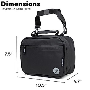 J World New York Cody Lunch Bag, Black, One Size