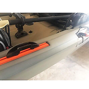 Pmsanzay Paddle Holder Kayak Paddle Clip Fishing Net Clip with Hardware, Track Mount - (Pack of 2) - No Track, No Paddle