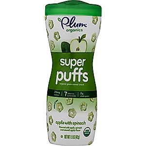 Plum Organics Super Puffs Variety Pack, 1.5 Ounce (Pack of 8)