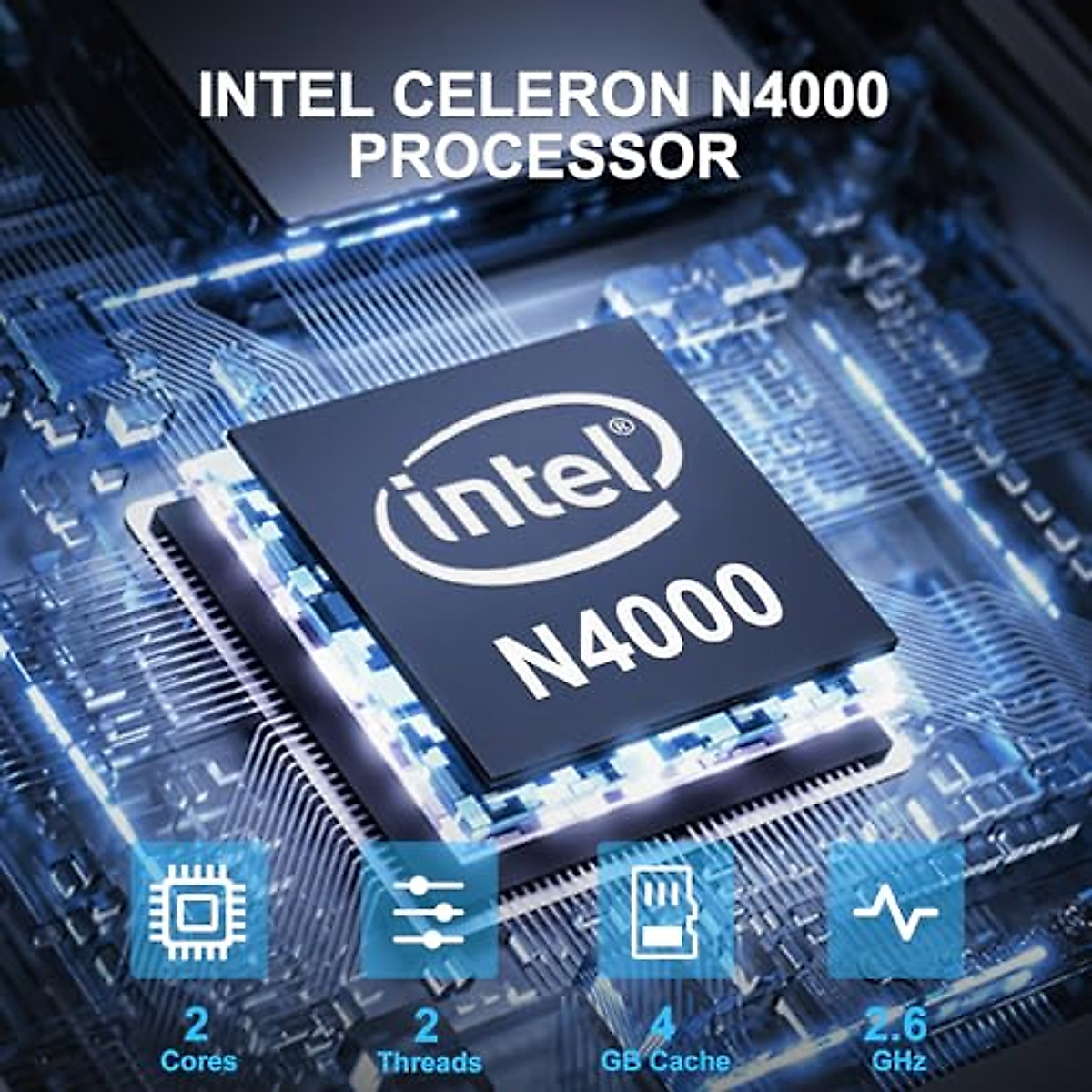 Mini PC Stick Windows 11 Pro,PC Stick Intel Celeron N4000 Processor Equipped 8GB LPDDR4 128GB SSD,Support Auto Power on,4K HD/Gigabit Ethernet/WiFi/BT,Business/Travel Pocket Computer
