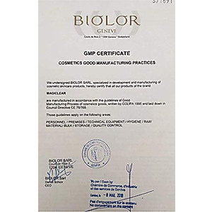 Luxury Dark spot remover for Face and Body Serum - Age spot corrector Acne scar - Anti aging - Bleaching Vitamin C organic Swiss brand Magiclear 30 ml