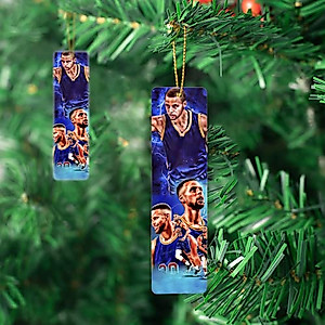Bookmarks Metal Ruler Steph Bookography Basketball Bookworm Warriors Tassels Measure Reading for Book Bibliophile Gift Reading Christmas Ornament Markers Bookmark