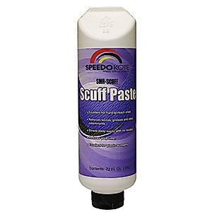 Speedokote SMR-Scuff Automotive Scuff Paste Paint Preparation Abrasive & Cleaner, 22 oz.