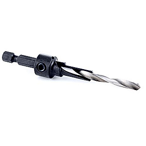 Amana Tool - 55292 Rta Furniture Drill/Countersink with Quick Release 1/4 Hex Shank For 7M