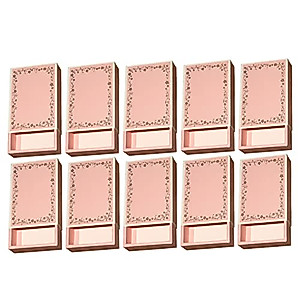ULTECHNOVO 10pcs Packing Boxes Cake Box Food Container Cupcake Boxes Collapsible Food Container Boxes for Cookies Packaging Wedding Favor Box Cup Cake Boxes Biscuits Box Baking Supplies Mini