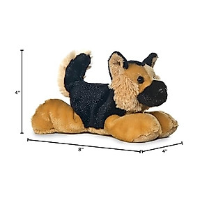 Aurora® Adorable Mini Flopsie™ Shep™ Stuffed Animal - Playful Ease - Timeless Companions - Black 8 Inches