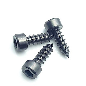 50pcs M4 12mm Alloy Steel Allen Hex Socket Head Cap Self-Tapping Screws