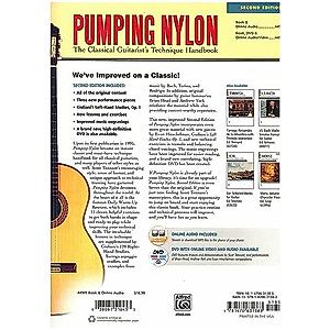 Pumping Nylon: The Classical Guitarist's Technique Handbook, Book & Online Audio (Pumping Nylon Series)