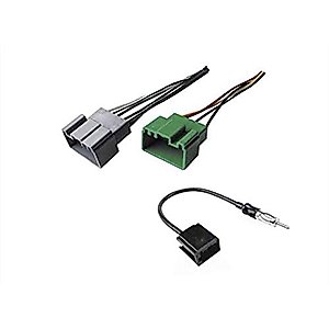 ASC Audio Car Stereo Radio Wire Harness and Antenna Adapter to Install an Aftermarket Radio for Some Volvo - No Premium Factory Amp - Compatible Vehicles Listed Below