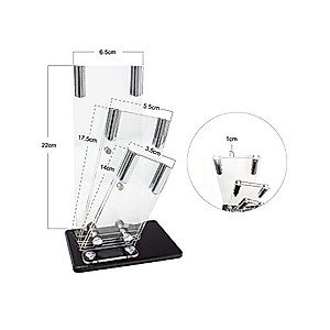 Perspex Knife Block for the Jean Patrique Signature 3-Piece Knife Set | Stylish & Protective storage for your knives | From Jean Patrique