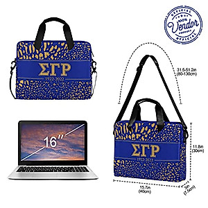 BBGreek Sigma Gamma Rho Official Vendor - Laptop Bag or Tablet Case - 1922 - Greek Letters - SGRho - Sorority Paraphernalia