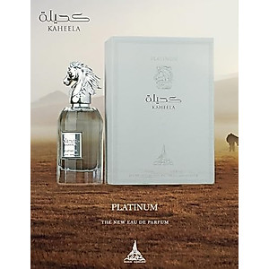Paris Corner KAHEELA PLATINUM Men's Eau de Parfum Fragrance for him 2.8 Fl Oz