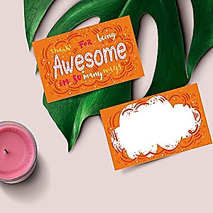 50 You are Awesome Cards -Thank You Appreciation Gifts Cards - You are Awesome Recognition, Encouragement and Kindness Notes for Employees, Teachers, Staff, Graduation, Friends, Family, Co-Workers.
