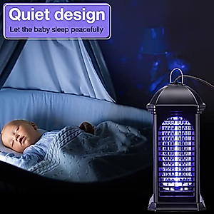 3 Pieces Electric Mosquito Zappers Bug Zapper with Light 11 W Mosquito Killer Insect Trap Mosquito Killer for Patio Electric Insect Killer for Home Garden Patio Backyard and Outdoor