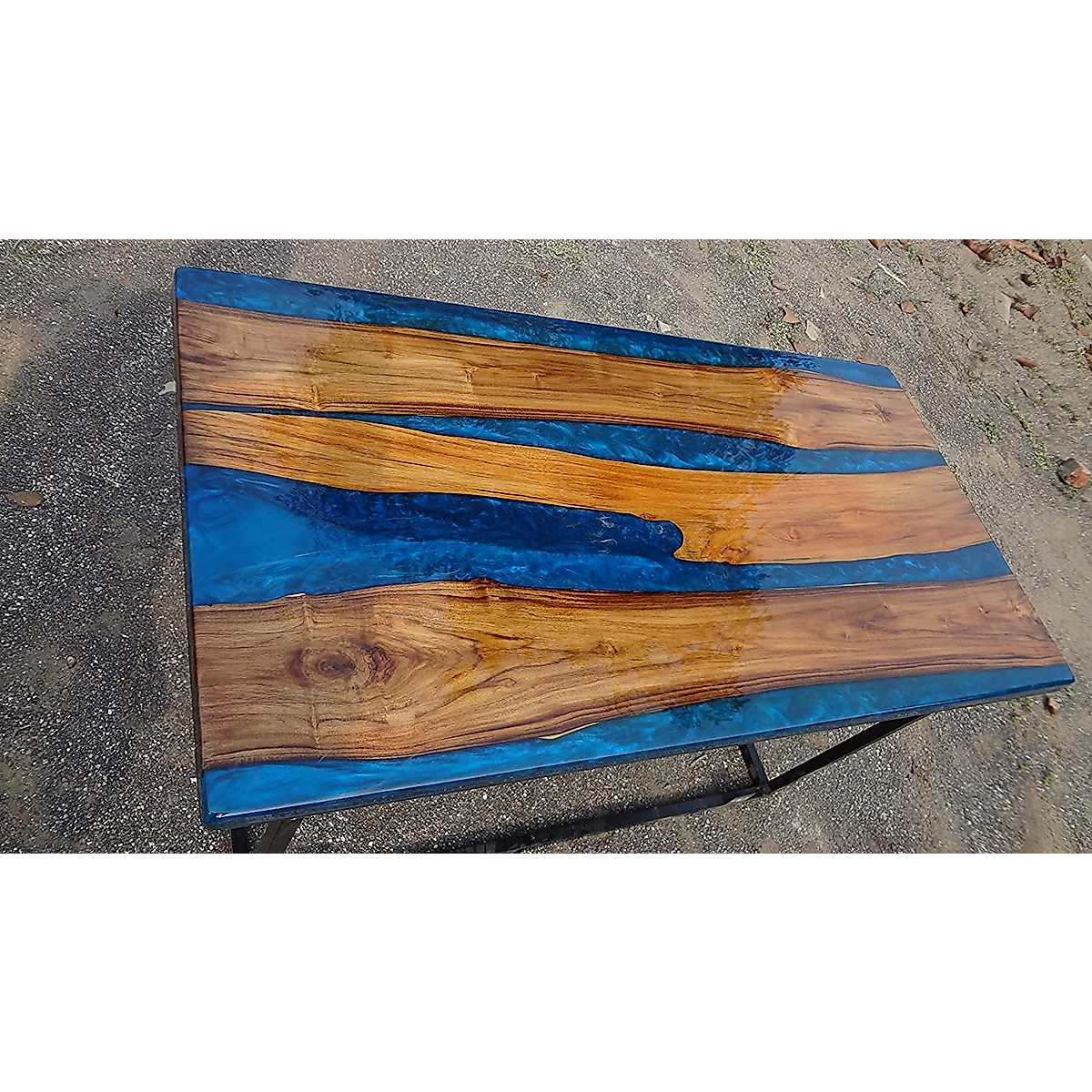 Epoxy Resin River Table, Natural Wood, Epoxy Table, Live Edge Wooden Table, Dining table, Natural Epoxy Table, Resin Table