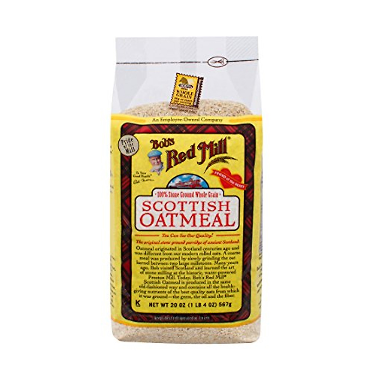 Bob's Red Mill Scottish Oatmeal, 20 Oz (4 Pack)