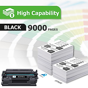Aztech Compatible Toner Cartridge Replacement for HP 87A CF287A 87X CF287X Enterprise M506 M506dn M506n M506x Pro M501 M501dn M527 M527dn Printer (Black, 2-Pack)