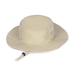 Zylioo 2XL Oversized Summer Boonie Hats,Adjustable Fishing Sun Hat for Big Heads,Large Lightweight Cooling Hat Khaki