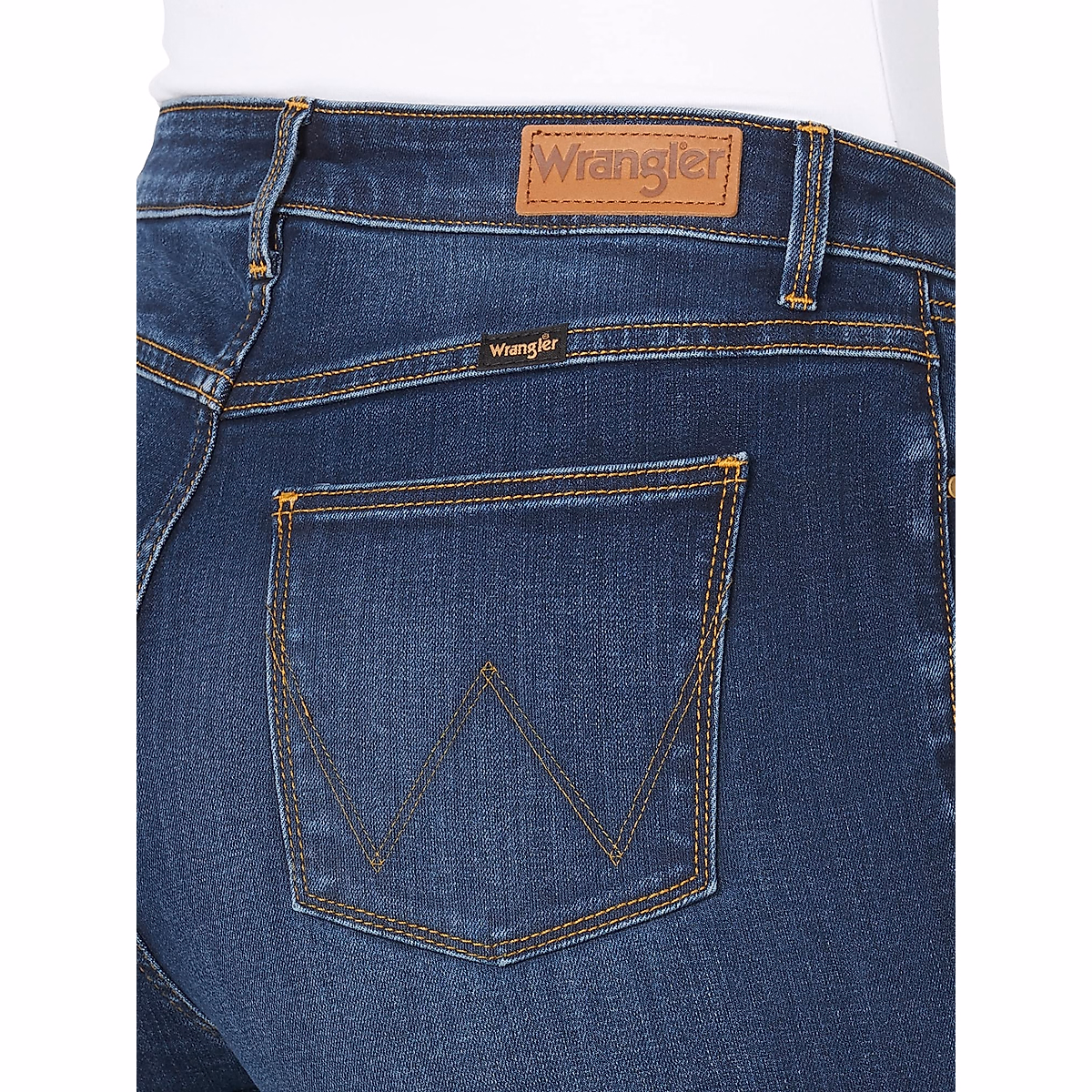 Wrangler womens High Rise True Straight Fit Jeans, Stockton, 10 30 US