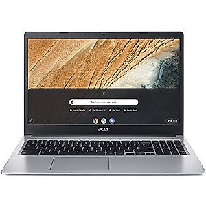 Acer Chromebook 315 Laptop Computer/ 15.6" Screen for Business Student/ AMD Quad-Core A12-9720P0 up to 3.6GHz/ 4GB DDR4/ iPuzzle 32GB eMMC/ 802.11AC WiFi/ Work from Home/ Silver/ Chrome OS