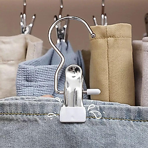 QUOKJHGP 30PCS Anti-Rust Clip Hooks: Space-Saving Laundry Storage Solution Hanging Hook Clips Towel Clips Laundry Hooks Hanging Clips with Clips for Home and Travel