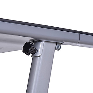 Soozier Foldable Electric Motorized Treadmill Running Machine with 12 Pre-Set Programs 7.5 MPH Max Speed LCD Display for Home Use - Black