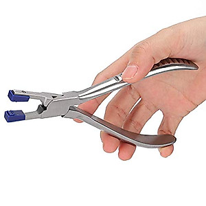 DAUERHAFT 3pcs Stainless Steel Rimless Eyeglasses Plier,Optical Eyeglasses Adjusting Pliers Repairing Kit,with Bag,for Eyeglasses Repair