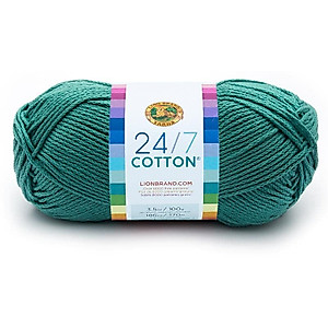Lion Brand Yarn - 24/7 Cotton - 6 Skein Assortment (Mix 9)