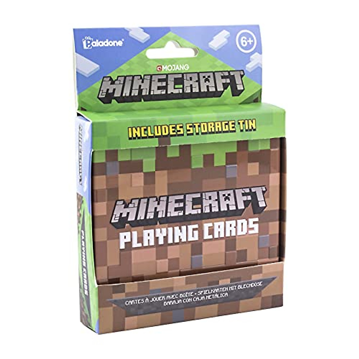 Minecraft Playing Cards - Standard Deck of Cards in Collector Travel Tin