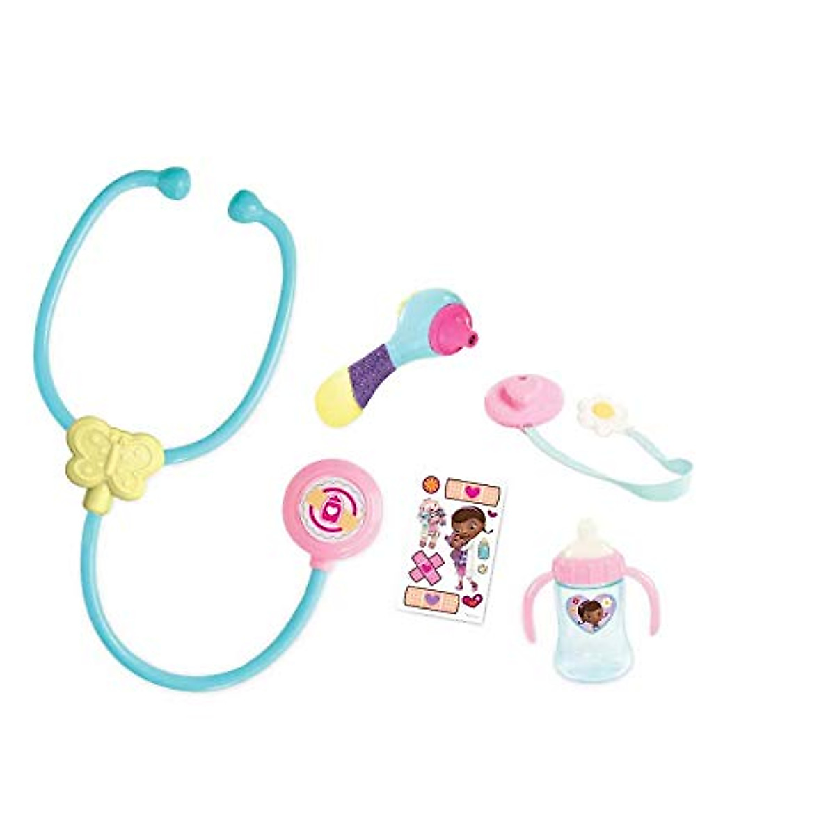 Doc McStuffins Disney Junior Get Better Baby Cece Doll with Lights and Sounds Stethescope and Doctor Accessories, Kids Toys for Ages 3 Up by Just Play
