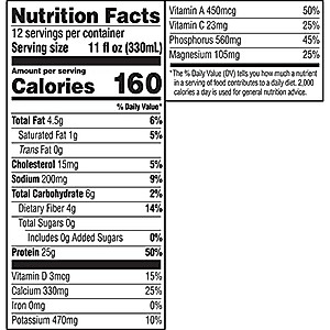 Muscle Milk Genuine Protein Shake, Vanilla Crème, 25g Protein, 11 Fl Oz (Pack of 4)