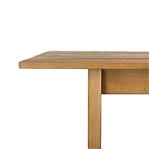 Safavieh PAT7035A-Outdoor Collection Bertie Teak Tea Trolley Bar Cart