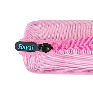 Baval Hard Carrying Case Replacement for Label Maker Machine NiiMbot D11 D110 Portable Wireless Bluetooth Label Printer (Pink)