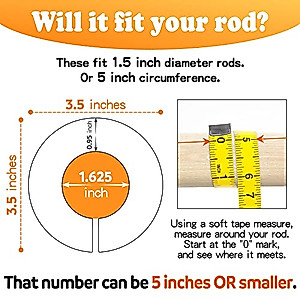 Yeeeasy Baby Closet Dividers for Clothes Durable Baby Closet Size Dividers Double-Sided Baby Clothing Organizer for Boys or Girls Easily Organize Baby Clothing, Fit 1.5’’ Rod, 8PCS