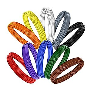 3D Pen Filament Refills - PLA Filament 1.75mm - 10 Colors 3D Pen Refills, 33 ft Each - for 3D Drawing Pen Refill Only (330 ft Total) Sample Pack PLA Refill Kit Printing Accessories for Kids & Adults