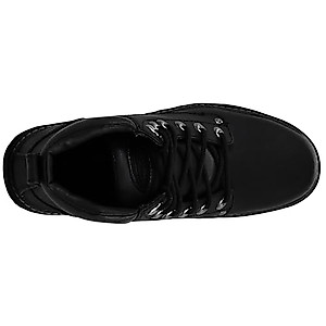 Skechers Men's Pilot Utility Boot,Black,9.5 M US