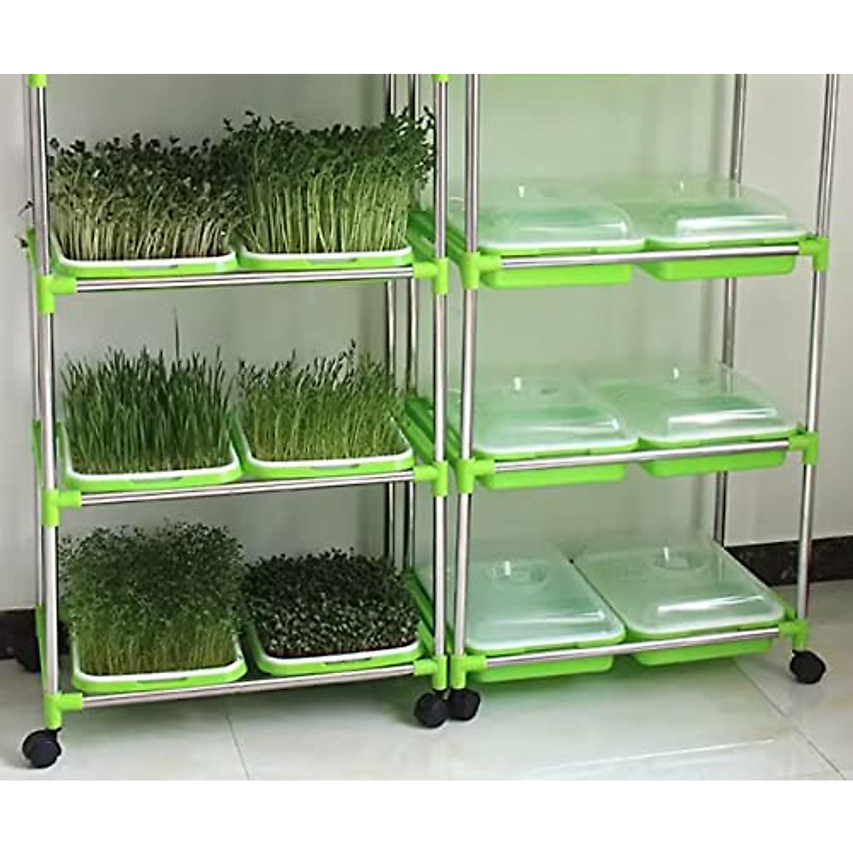 JMESTOHP 3 Layers Seed Sprouting Kit for Seed Sprouter Tray BPA Free ...