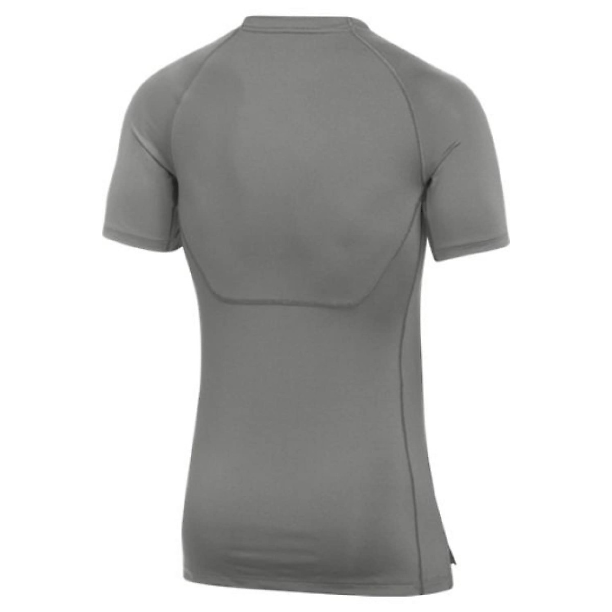 Nike Mens Pro Fitted Short Sleeve Training Tee (Large, Grey)