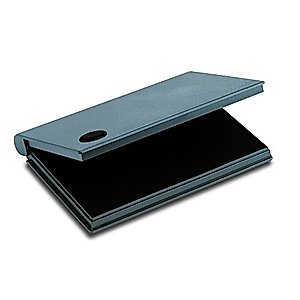 2000 PLUS Stamp Pad, Felt, Size No.2, 6-1/4" x 3-1/2", Black Ink (090407)