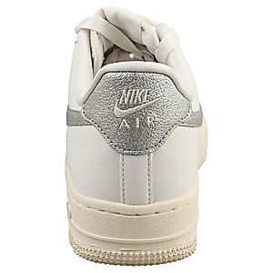 Nike Air Force 1 Womens ESS TRND Summit White/Metallic Silver Size 6.5