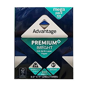 Advantage Ink Jet & Laser Mega Pack 8.5x11in 800 Sheets