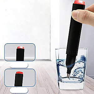 kobeIeen Water Tester with Light Mineral Test Pen Purified Water Detector Portable Biomineral Tester for Water